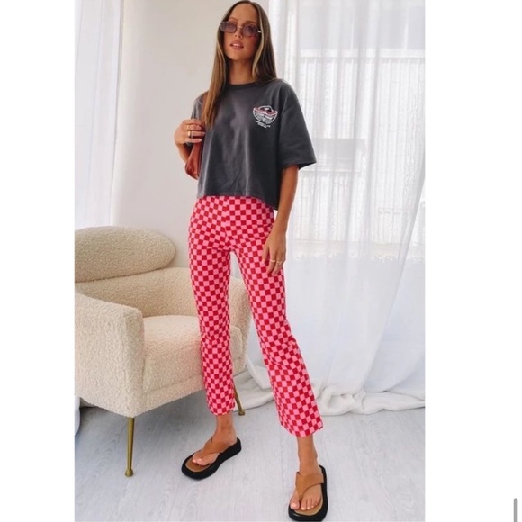 Beginning Boutique | Pants & Jumpsuits | Beginning Boutique Pink And ...